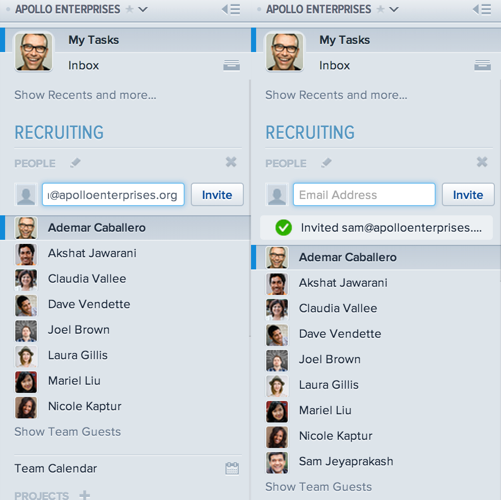メンバーとゲスト - How To Use Asana